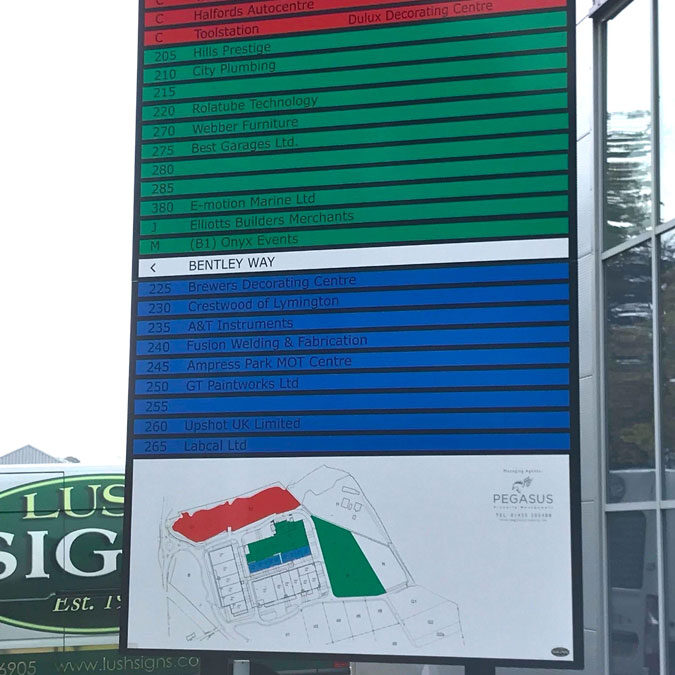 Factory Signage and Stand-off Lettering | Lush Signs New Milton | A ...