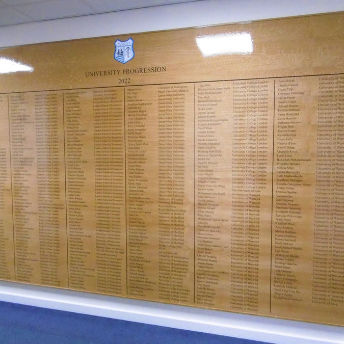 Honours Boards and Traditional Signwriting | Lush Signs New Milton | A ...