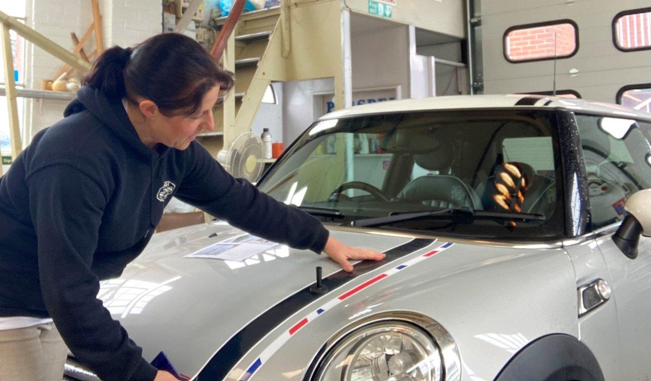 We have had a flurry of vehicles in this month for us to apply Vinyl ...